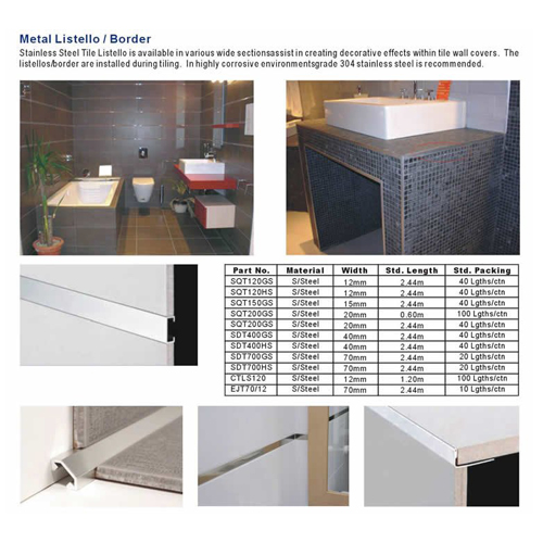 Metal-Listello-and-Border | Homeleader